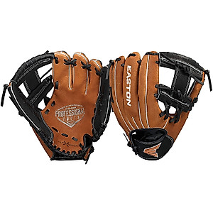 Easton | PROFESSIONAL YOUTH Baseball Glove | 10" | RHT | Carmel/Black | I Web | PY10BR