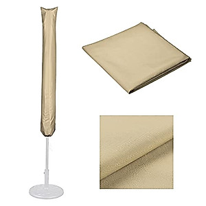Yescom Outdoor Patio Umbrella Protective Cover Bag 180g Polyester Fabric Weatherproof Fits 5' 6' 7' 8' 9' 10' Umb