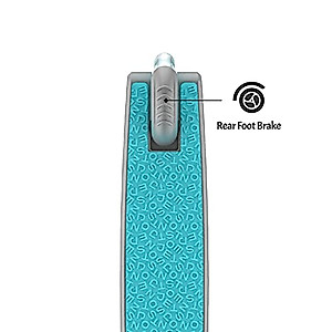 Jetson Scooters - Leo Kick Scooter (Blue) - Collapsible Portable Kids Push Scooter - Lightweight Folding Design with High Visibility RGB Light Up LEDs Wheels and Adjustable Height Handlebars