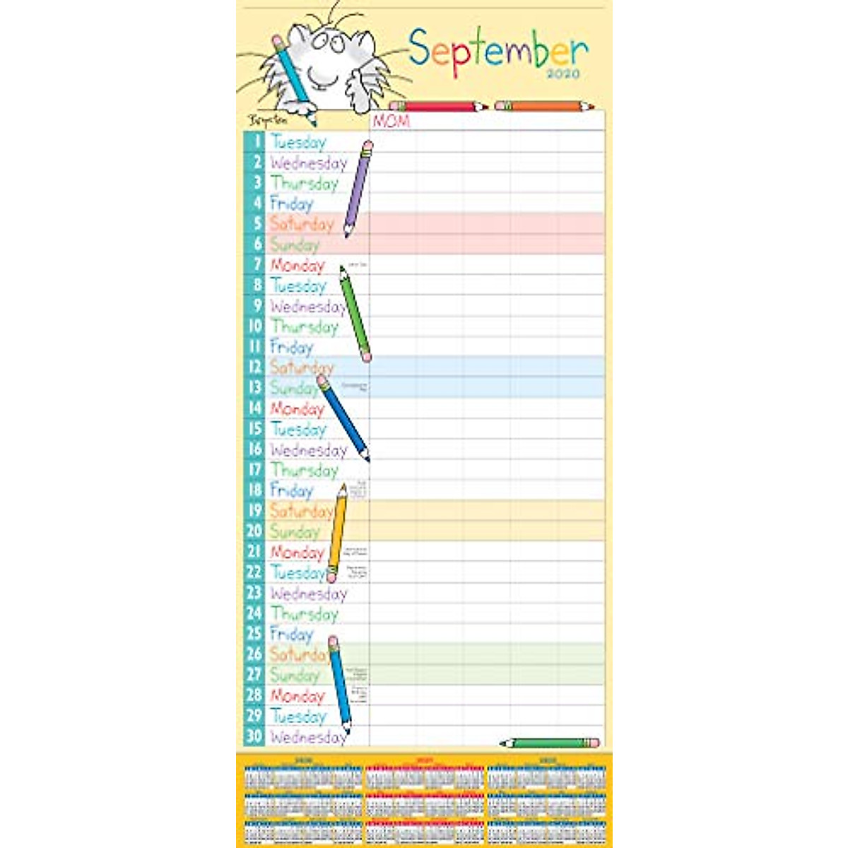 Mom's Family Wall Calendar 2021