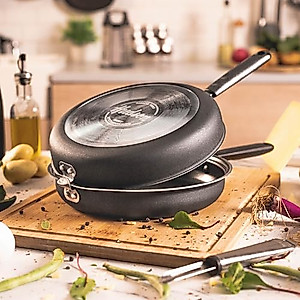 HUDSON BEST KITCHENWARE | Nonstick Black OMELETTE FRY PAN 9.5 inch Cookware