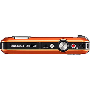 Panasonic Lumix TS20 16.1 MP TOUGH Waterproof Digital Camera with 4x Optical Zoom (Orange) (OLD MODEL)