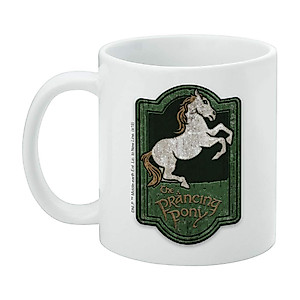 GRAPHICS & MORE THE LORD OF THE RINGS The Prancing Pony Ceramic Coffee Mug, Novelty Gift Mugs for Coffee, Tea and Hot Drinks, 11oz, White
