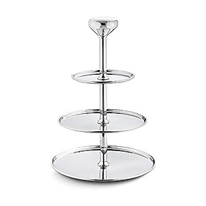 Georg Jensen Alfredo 3-Tier Shelf Food Server, Stainless Steel