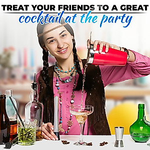 Kitchen Bar Drink Muddler for Cocktails - Stainless Steel Bar Muddler Tool Bartender Accessories Home Kitchen Cocktail Mixers Bar Accessories - Old Fashioned Muddlers for Cocktails Bartender Tools