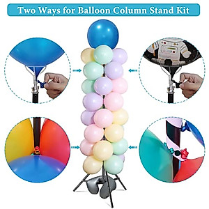 Professional Backdrop Stand for Parties, SoftTime Adjustable Backdrop Stand Kit 7x6.5Ft, Heavy Duty Background Banner Stand Backdrop for Photoshoot Photo Video Studio Balloon Party Decorations
