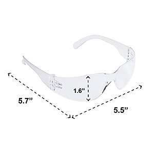 ROAR Assorted Safety Glasses 12 pairs per box Eyewear Protective Glasses Safety Goggle Airsoft Goggle, Strong Impact Resistant Lens for Laboratory, Construction, gardening,Industrial Safety, Craft