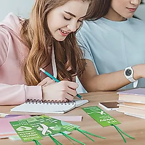 Set of 120 Mental Health Awareness Bookmarks Stop The Stigma Bookmarks Know Science No Stigma Bookmarks for Fundraiser Event Classroom Stationery Handout Supplies, 6 Styles