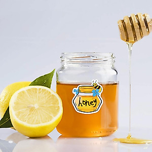 Bee Stickers 100PCS Honey Bee Stickers Waterproof Vinyl Decals for Water Bottles Scrapbook Laptop Car Luggage Kids Teens Boys Girls Bumble Bee Party Favors