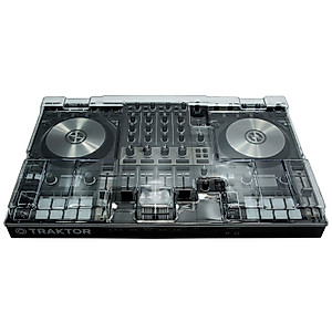 Harmony Audio Cases HC-DC2 Protective DJ Gear Saver Polycarbonate Hard Plastic Dust Cover Case Compatible with Native Instruments Kontrol S4 Mk3 Controller Deck (Includes Stretch Bands)