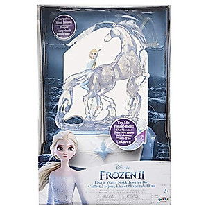 Frozen 2 Elsa & Nok Spirit Animal Horse Jewelry Box with Lights & Sounds! Accessory Ring Included - Perfect for Any Elsa Fan! for Girls Ages 3+