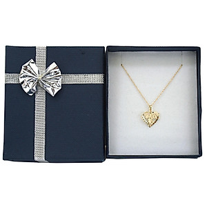 14K Gold Sweet 16 Sixteen Charm with 18" Gold Cable Chain & Gift Box