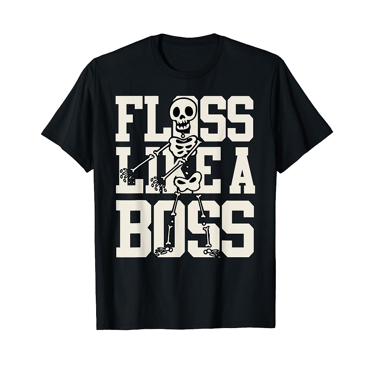 Floss Dance Skeleton Boy Shirt | Floss Like A Boss Halloween