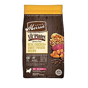 Merrick Lil Plates Grain Free Small Breed Recipe, 4-Pound, Chicken