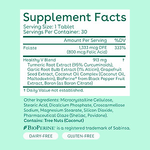 Love Wellness Women's Vaginal Health Supplement, Healthy V Vitamin | Maintains pH Balance, Gut Health & Supports Immunity | Feminine Balance of Candida Yeast with Turmeric & Coconut Oil | 30 Tablets