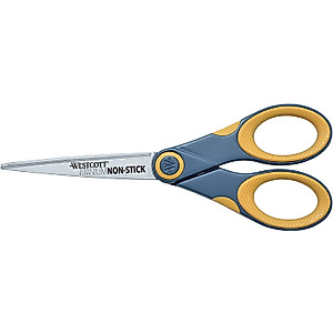 Westcott Titanium Bonded Non Stick Scissors, 7" Straight