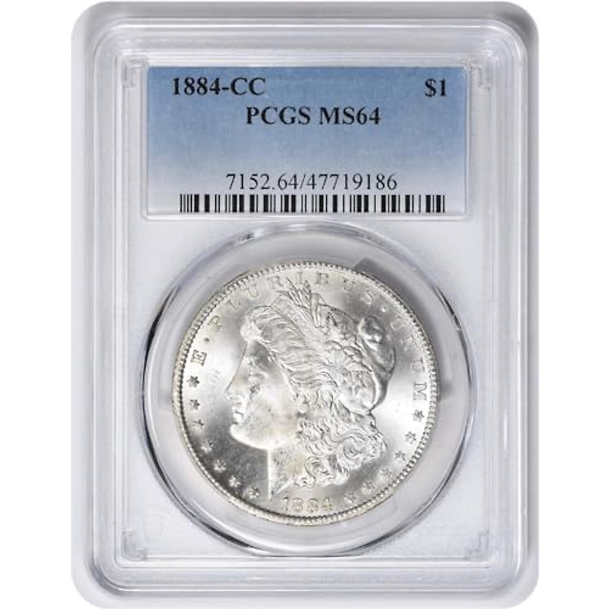 1884 CC Morgan Dollar PCGS MS64