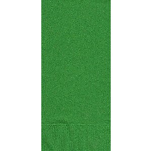 50 Plain Solid Colors Dinner Hand Towel Napkins Paper - Kelly Green