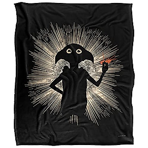 Harry Potter Dobby Snapping Officially Licensed Silky Touch Super Soft Throw Blanket 50" x 60"