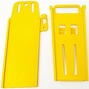 Mundial Master Butcher Knife Scabbard With Sharpening Steel Holder And Meat Hook Clip - Take-A-Part Design For Easy Clean - NSF Certified - Commercial Grade Polymer Construction - 5549Y