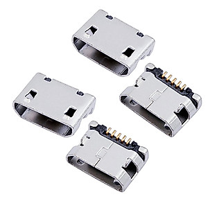 Komsunma USB Charging Port Rreplacement for Bose QC35 II/Bose QC35 Headphones USB Jack, Bose Headphones USB Port with Repair Kit (4-Pack)