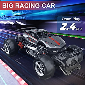 GUOKAI Remote Control Car,2.4GHz Fast RC Cars Toys,1:12 Scale RC Monster Trucks Hobby Grade RC Truck Toys with Rechargeable Battery,Birthday Gift for Kids Boys 6-12 Kids