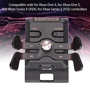 Hilitand Gamepad Back Clip Controller Adapter Extended Back Attachment 4 Paddles for Xbox One S, for Xbox One X, for (XSX), for Xbox (XSS) Controllers