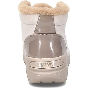 BZees Womens Golden Puff Ankle Boot Wind Chime Microfiber 9.5 M