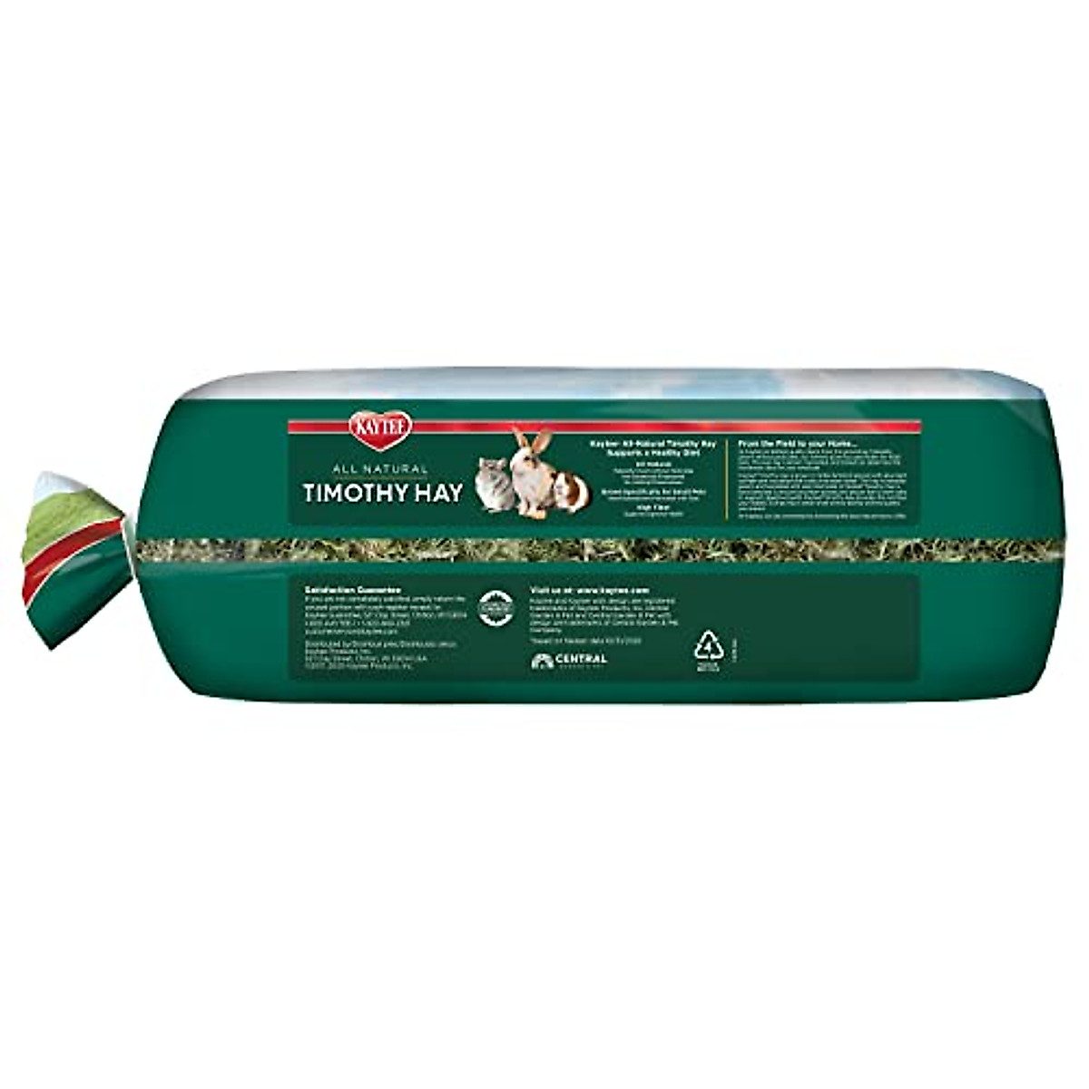 Kaytee All Natural Timothy Hay for Guinea Pigs, Rabbits & Other Small Animals, 1.5 Pound