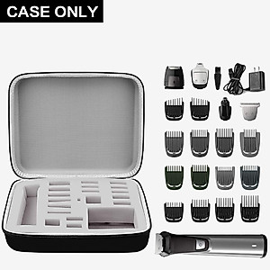 Case Compatible with Philips for Norelco Multigroom Series 7000 5000 9000 Men's Grooming Kit with Trimmer MG7750/49 MG7910/49 MG9510/60. Storage Holder for Attachment Trimmer & Accessories (Box Only)