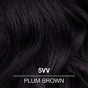 COLORCHARM Demi Permanent Hair Color 5VV Plum Brown Gloss, Refresh & Tone 2 Fl Oz