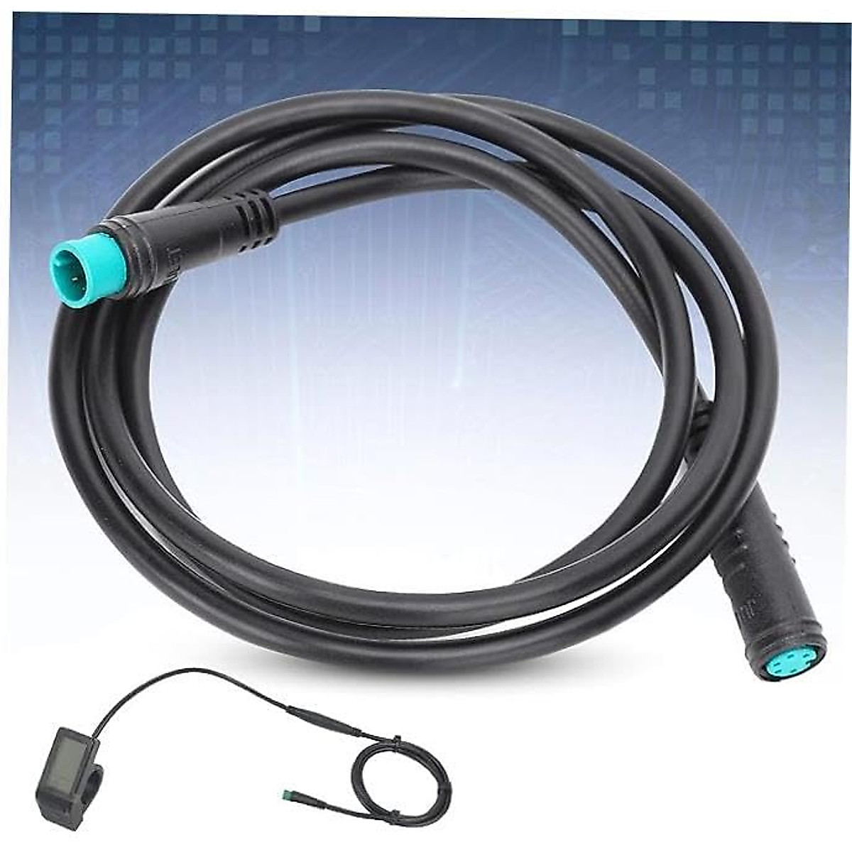 E-Bike Extension Cord - 5-Pin Connector Cable for Bafang Motor & Electric Modification - Instrument Extension Cable Included