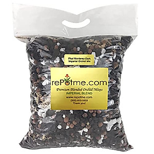 rePotme Orchid Potting Mix - Phalaenopsis Monterey Dark Imperial Orchid Potting Mix - (Mini Bag) - Hand Blended in The USA