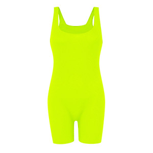Ceboyel Short Romper For Women Square Neck Ribbed Tank Tops Sleeveless Workout Jumpsuit Gym Yoga Clothes 2023