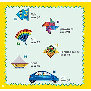 Origami for Kids: 20 Projects to Make Plus 100 Papers to Fold (Happy Fox Books) Fun and Creative Paperfolding Kit with Easy Fold Lines and Instructions for Bunnies, Crabs, Bugs, Dogs and More