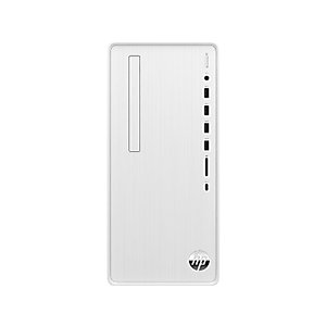 HP Pavilion TP01 Desktop Computer - 12th Generation Intel Core i5-12400F 6-Core up to 4.40 GHz Processor, 32GB DDR4 RAM, 256GB PCIe SSD, AMD Radeon RX 550 Graphics, Windows 11 Pro, White