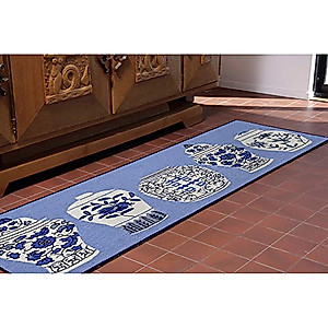 Liora Manne Frontporch Indoor/Outdoor Rug, 1 ft 8 in x 2 ft 6 in, Ginger Jars