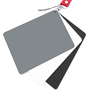 Anwenk Grey Card White Balance Card 18% Exposure Photography Card Custom Calibration Camera Checker Video, DSLR and Film,5.3"x 7.28" (Large Size)