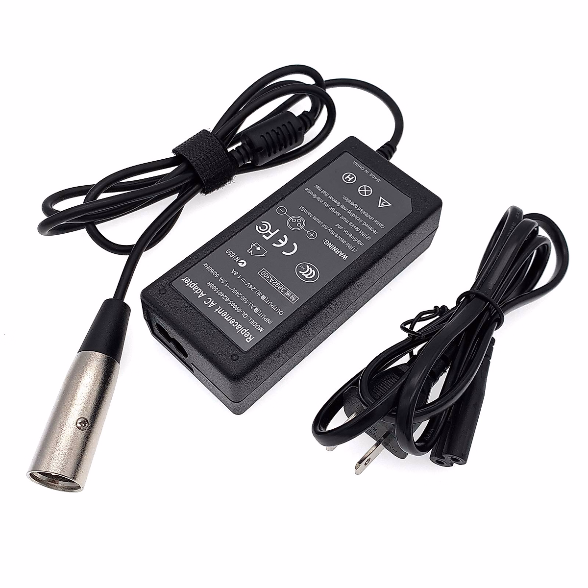CBK 24V 1.8A Scooter Battery Charger for Bladez XTR eZip 400 Schwinn S150 S180 S200 S250 S300 S350 S400 S500 Mongoose M150 M200 M250 M300 M350 M500