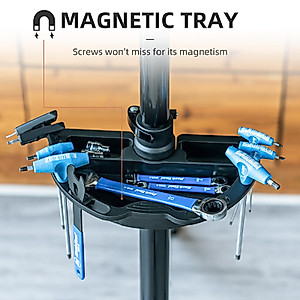 ROCKBROS Bike Repair Stand (Max 66 lbs) Aluminum Alloy- Shop Home Portable Bike Maintenance Stand Bike Workstands for Mountain MTB Road Bikes E-bike