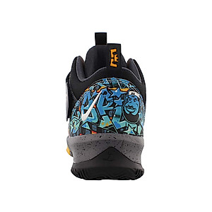 Nike Lebron Soldier XIII Boys Shoes Size 12, Color: Black/University Gold/Gunsmoke