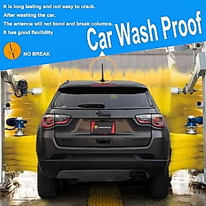 Antenna Fits for 2011-2023 Jeep Cherokee Accessories Grand Cherokee, Renegade, Compass, Liberty, Chrysler 200, Dodge Durango, Avenger, Dart, Journey, Fiat 500, 68297936AA 5091100AA 5091100AB Antennas