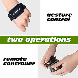 Tecnock Remote Control Car, RC Cars Double Sided 360° Rotating Car Toys, Gesture Sensing RC Stunt Car with Headlights Wheel Lights, Ideal Gifts for Boys Girls