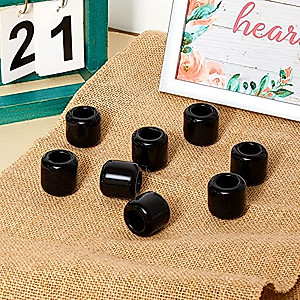 20 Pieces Black Small Candle Holders Ceramic Candle Holder for Rituals, Spells, Vigil, Altar, Witchcraft, Wiccan Supplies