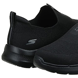 Skechers mens Gowalk 6 - Stretch Fit Slip-on Athletic Performance Walking Shoe, Black, 9 X-Wide US