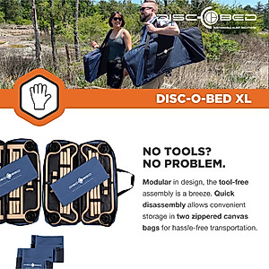 Disc-O-Bed Extra Large, with 2 Side Organizers, Navy