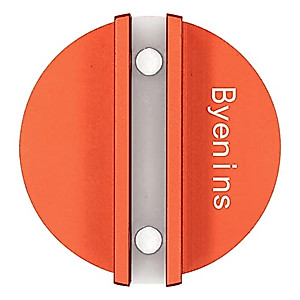 Byenins Large Slotted Universal Magnetic Jack Pad Weld Frame Rail Adapter(Orange) for All Model Cars