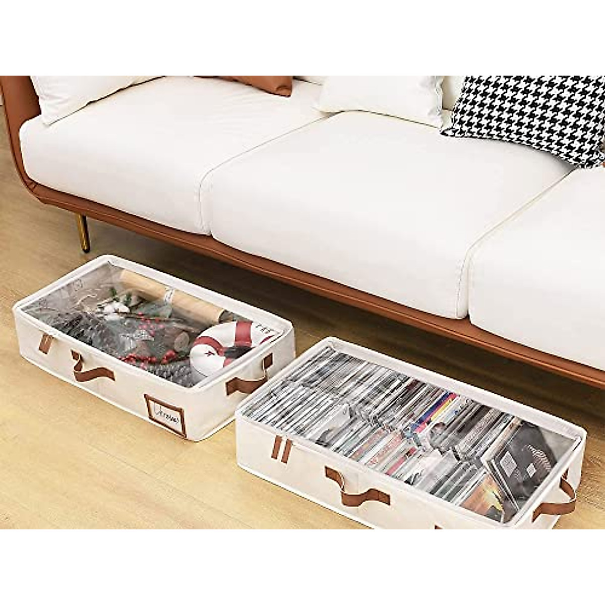 StorageWorks Underbed Storage Box and Large Storage Baskets for Organizing