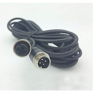 5M/15FT Car 4-Pin Aviation Video Extension Cable for CCTV Rearview Camera Truck Trailer Camper Bus Motorhome Vehicle Backup Monitor Waterproof Shockproof System - (1 Pc)