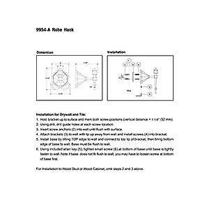 MODONA Double Robe & Towel Hook - White Porcelain & Chrome - Flora Series - 5 Year Warrantee